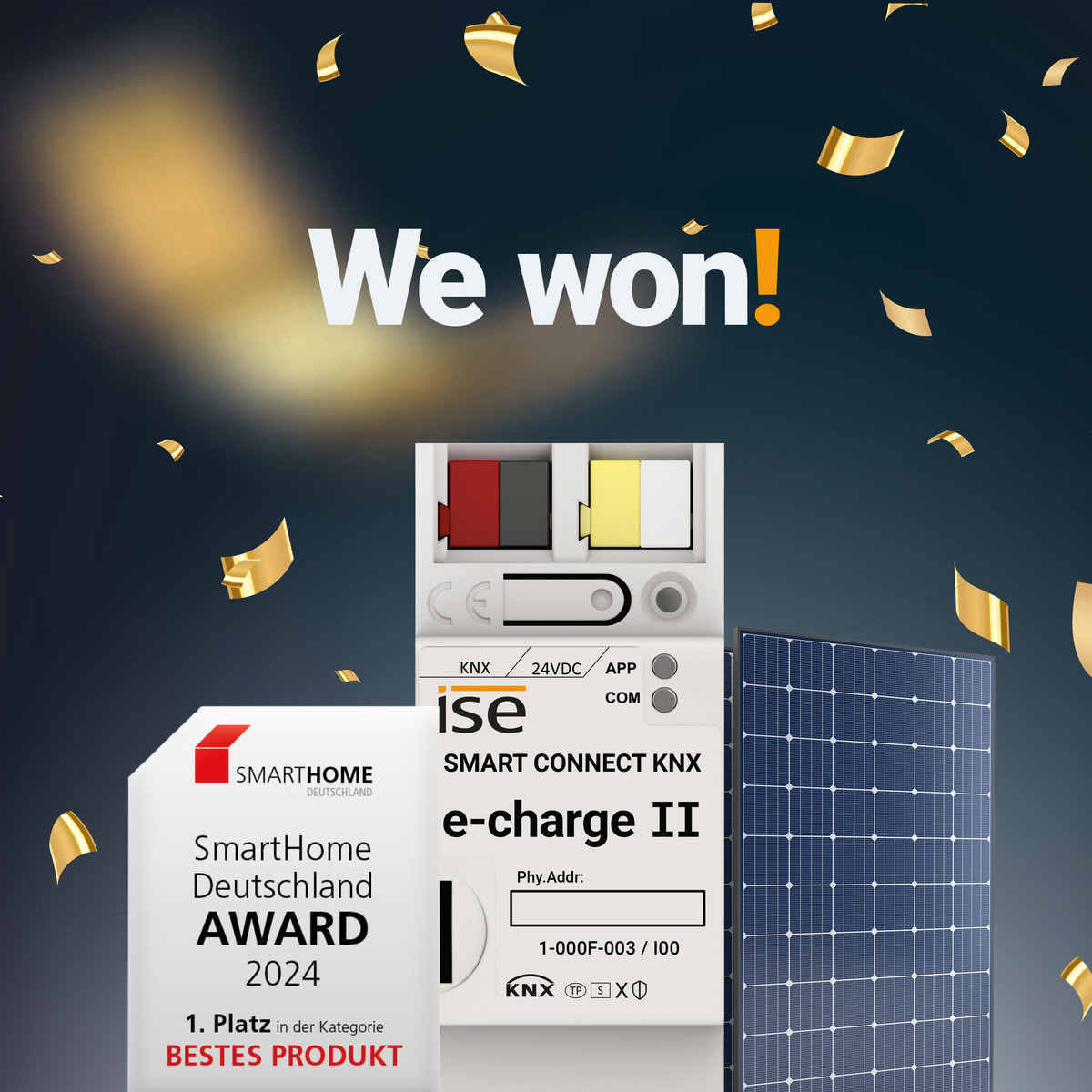 We have won! SmartHome Deutschland Awards 2024 - ise Individuelle ...